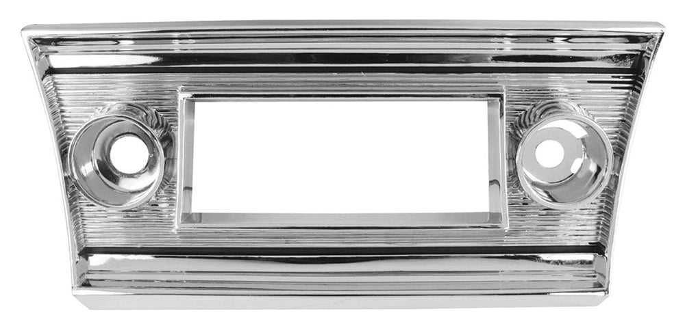 Radio Bezel - Chrome - 67 Chevelle El Camino – Cornerstone Auto Fab