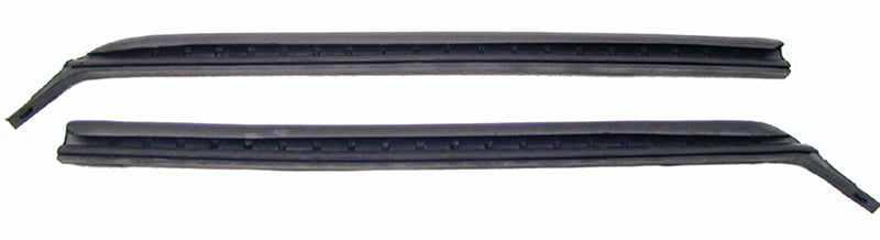 Quarter Window Vertical Weatherstrip w/ Steel Spline - LH & RH - 67-69 ...